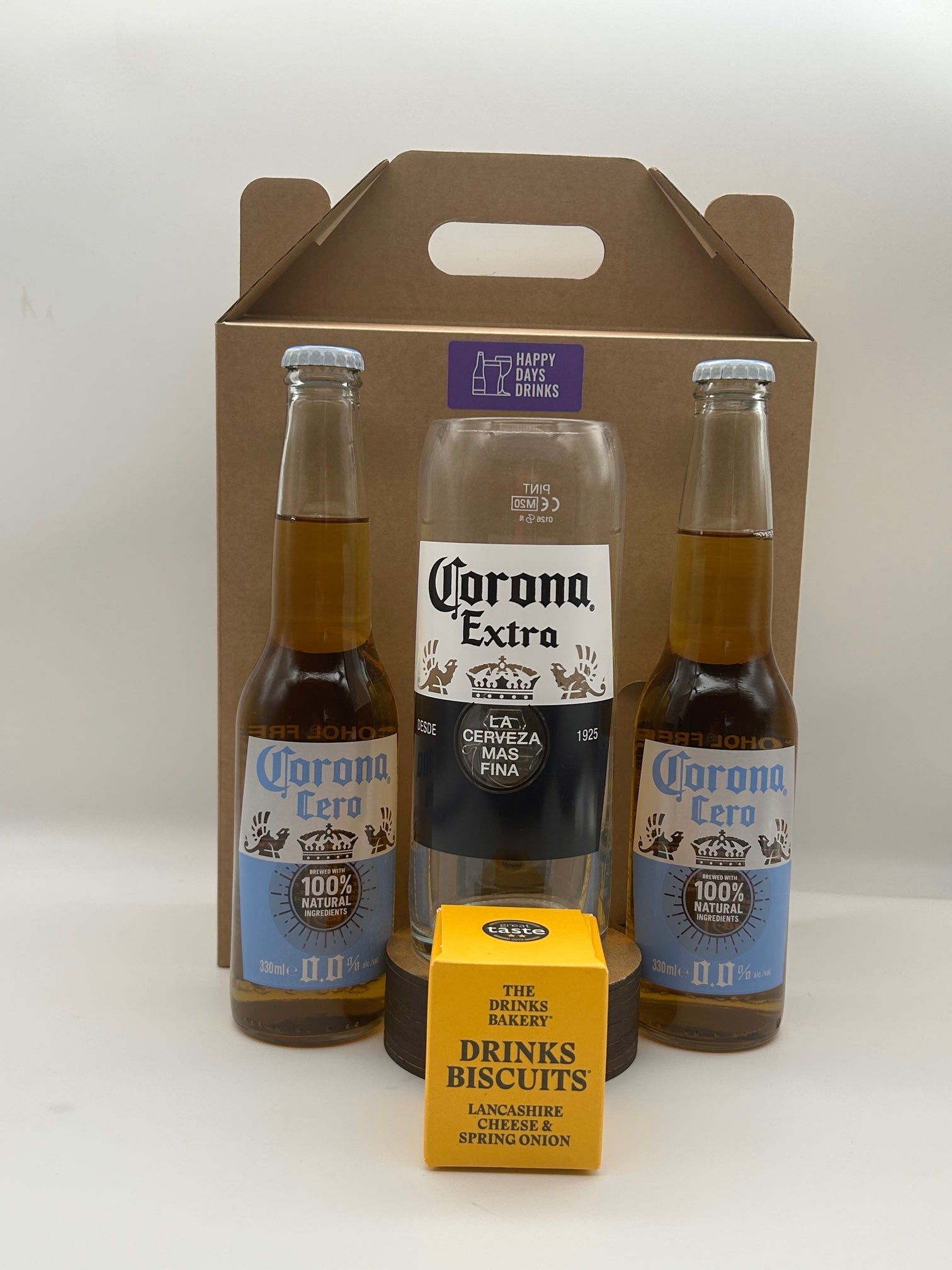 Happy Days Drinks | Corona Zero Beer Box | Non-Alcoholic Beer Gift Sets