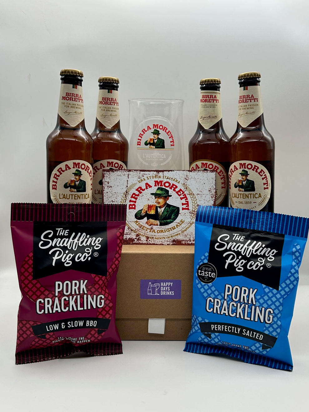 Happy Days Drinks | Ultimate Birra Moretti Gift Set | Lager Hamper