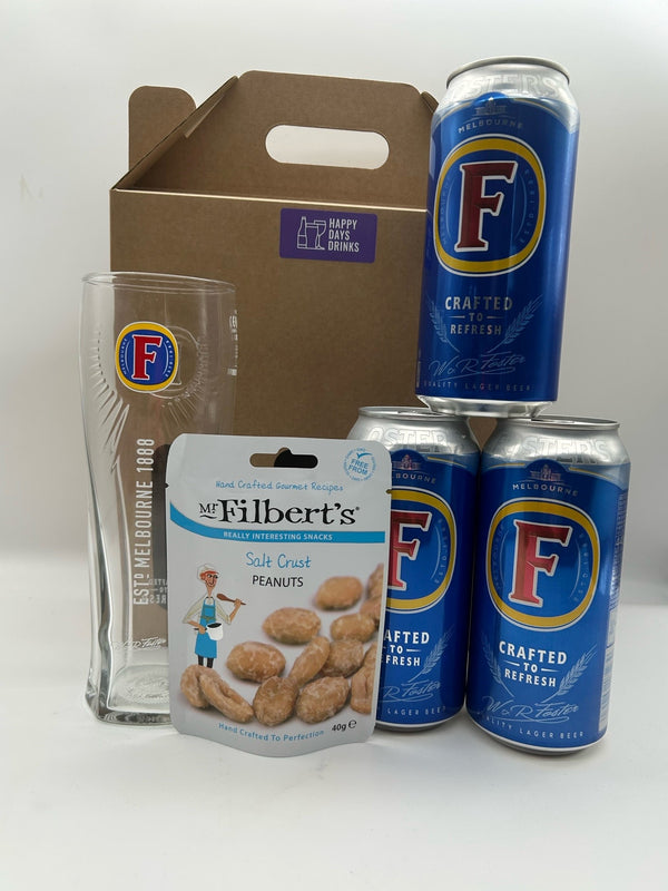 Happy Days Drinks | Fosters Beer Box | Unique Fosters Gifts