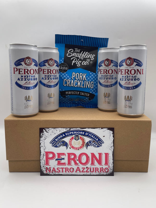 Happy Days Drinks | Deluxe Peroni Gift Set | Peroni Lager Hampers