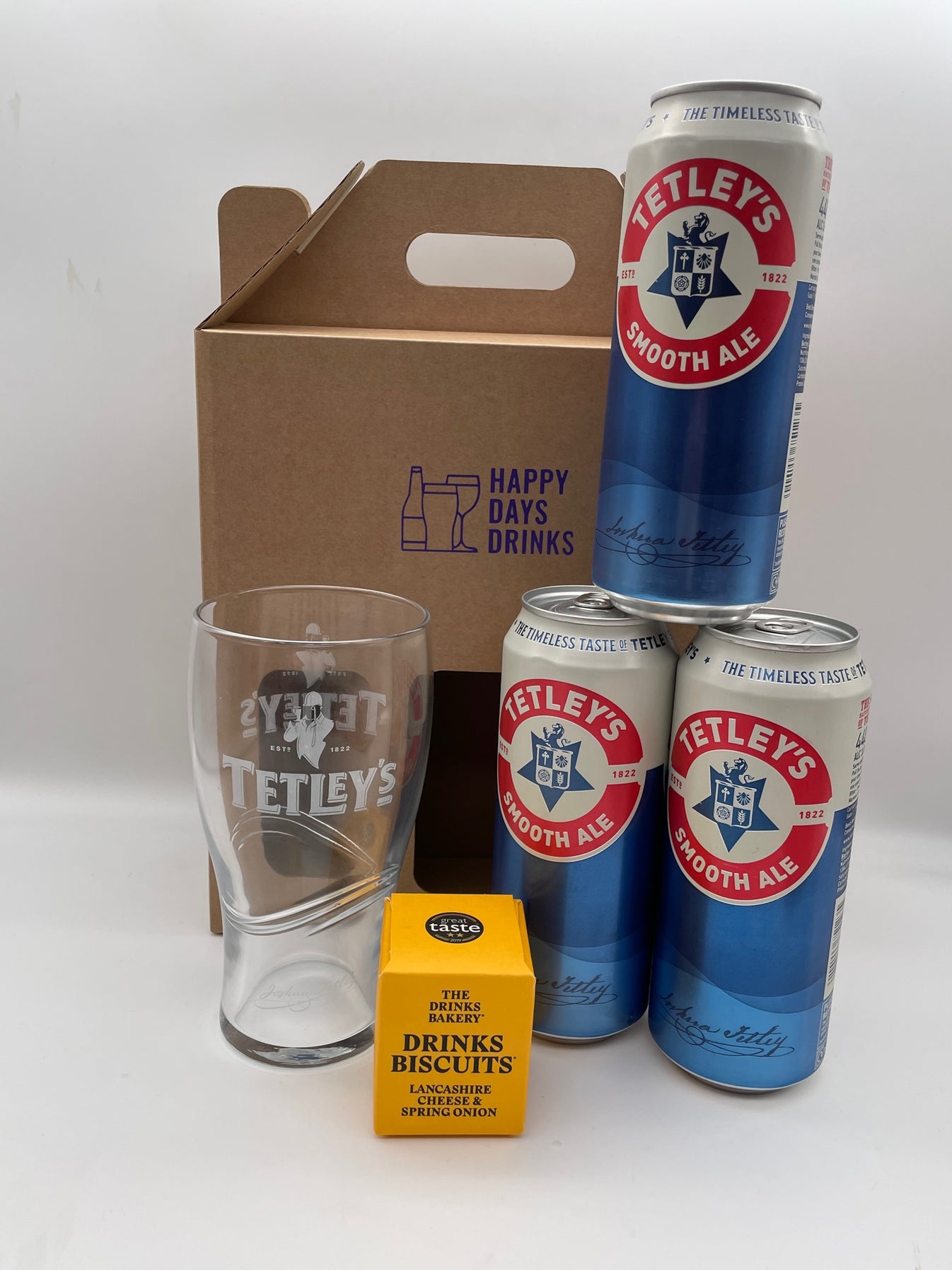 Happy Days Drinks | Tetley's Ale Beer Box Set | Unique Ale Gifts