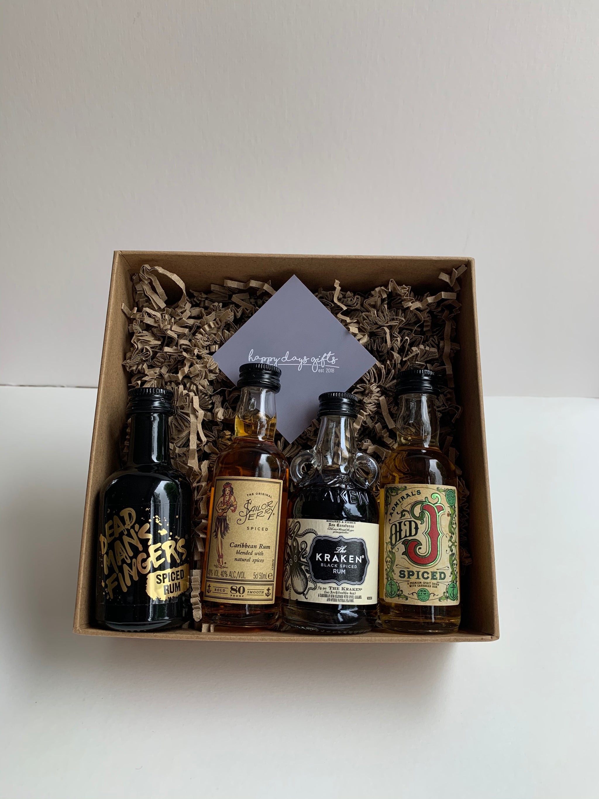 Happy Days Drinks | Spiced Rum Gift Sets | Unique Rum Hampers
